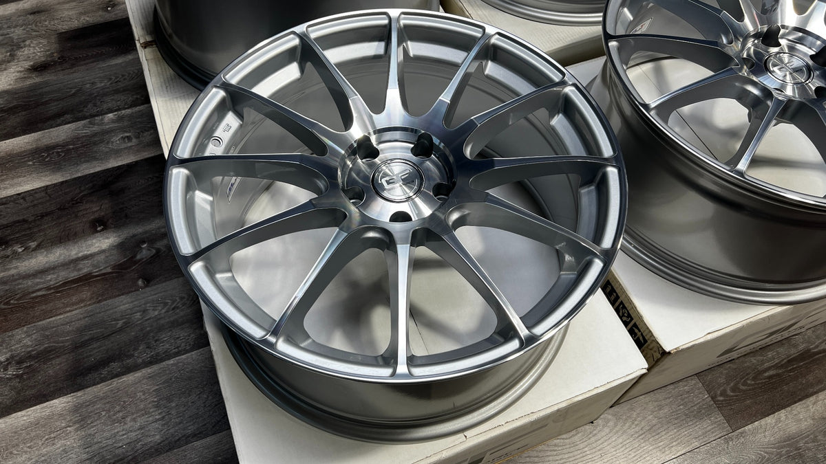 MRR GF6 SILVER 20'' STAGGERED CONCAVE WHEELS FOR BMW 3 SERIES E90 E92 ...