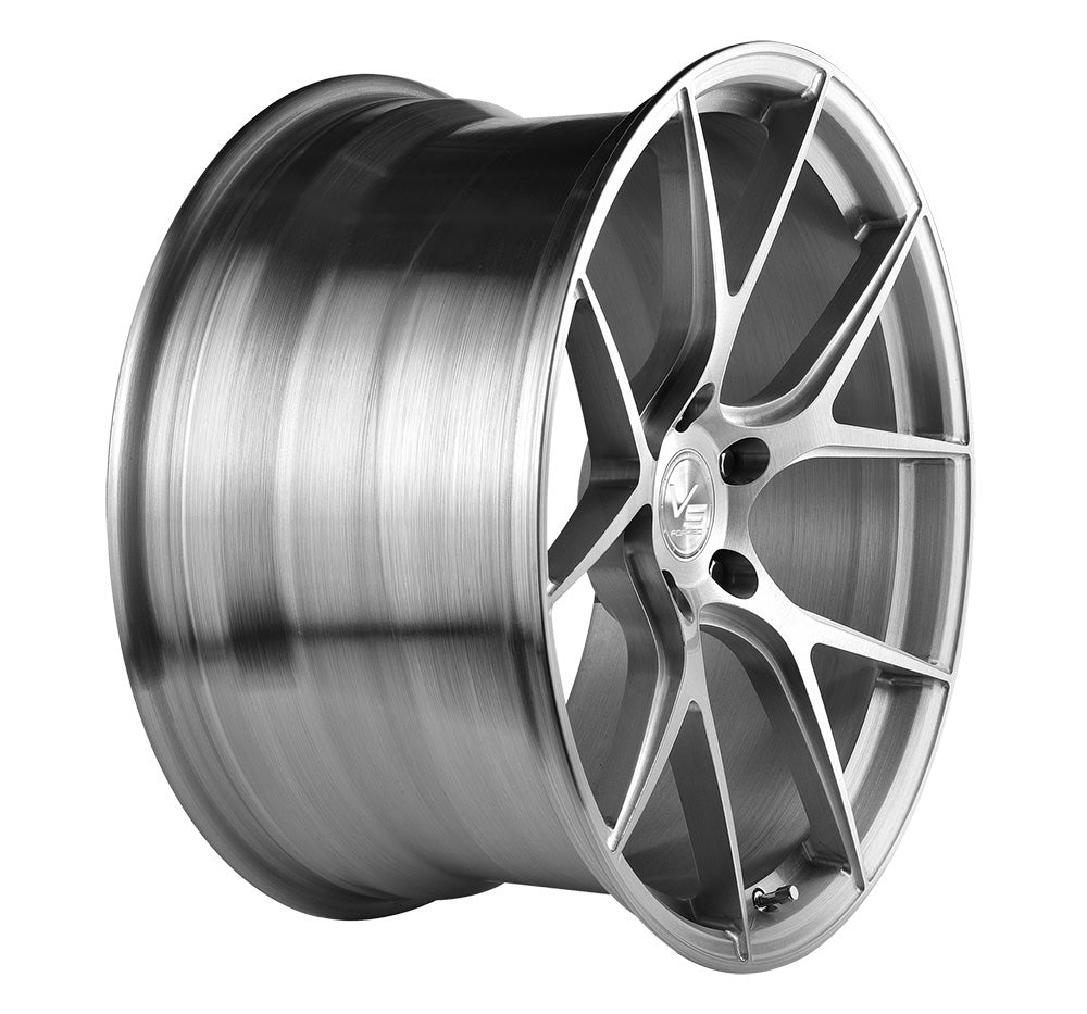 18x8.5 VS Forged VS02 Brushed Titanium – Need 4 Speed Motorsports