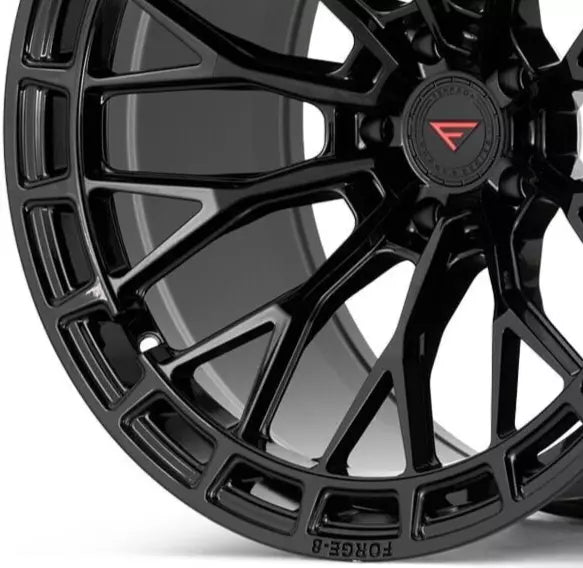20'' Ferrada FR12 Obsidian Black 20x10/ 20x11 for the Ford Mustang S55 ...